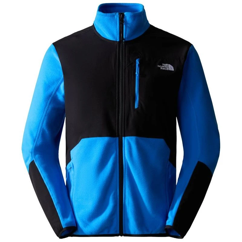 The North Face Mens Glacier Pro FZ Jacket (Optic Blue/TNF Black) | Spo