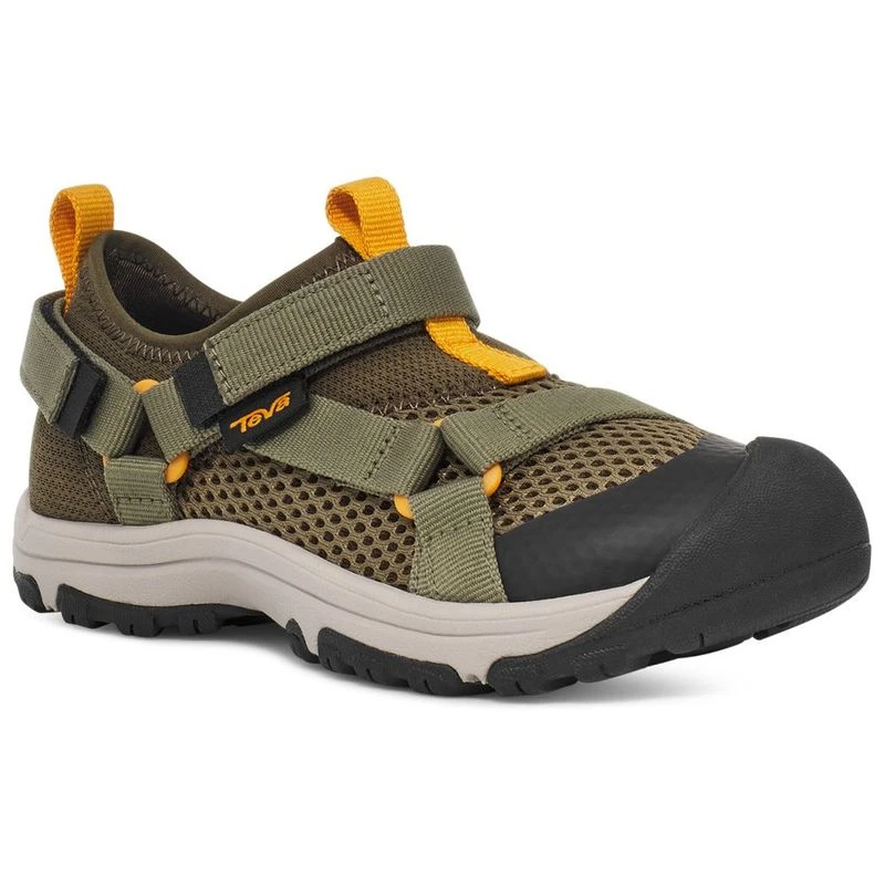 Teva Boys Outflow Universal Sandals (Dark Olive/Olive Branch) | Sportp