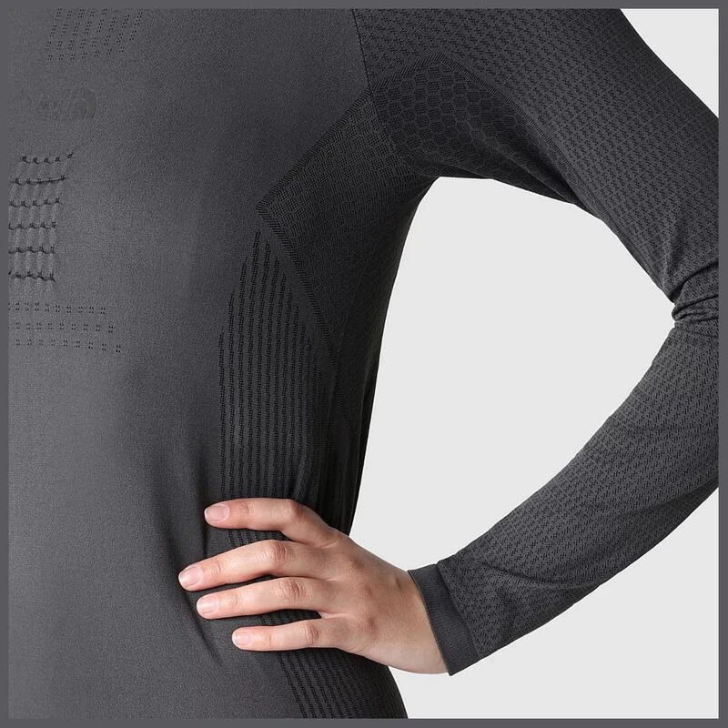 The North Face Womens Active Pullover (Asphalt Grey/TNF Black) | Sport