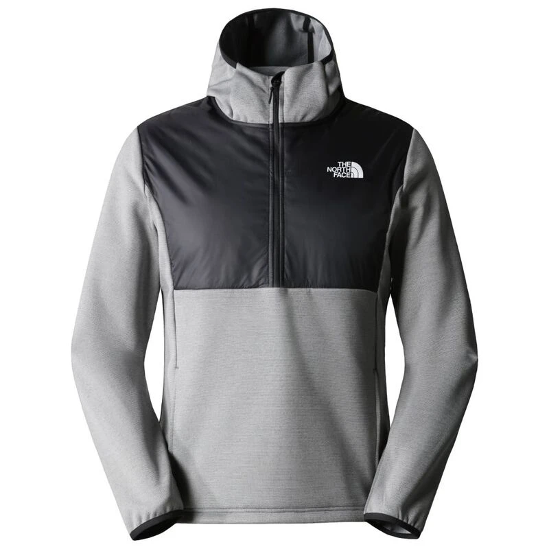 The North Face Mens Mountain Athletics 1/4 Zip Hooded Fleece Pullover
