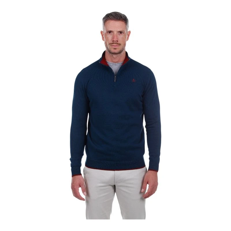 The Time of Bocha Mens PI1JCREMA Pullover (Blue) | Sportpursuit.com