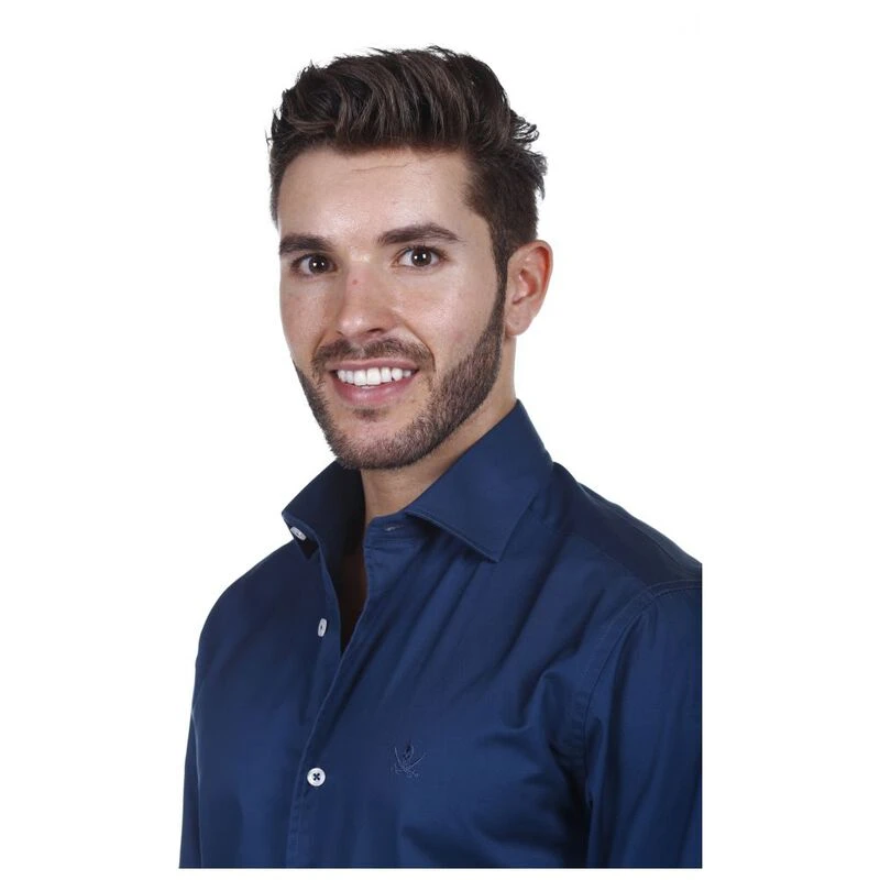 The Time of Bocha Mens MI1GAB-107 Shirt (Blue) | Sportpursuit.com