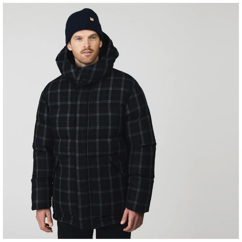 Tilley Mens Plaid Terrain Parka Jacket (Navy) | Sportpursuit.com