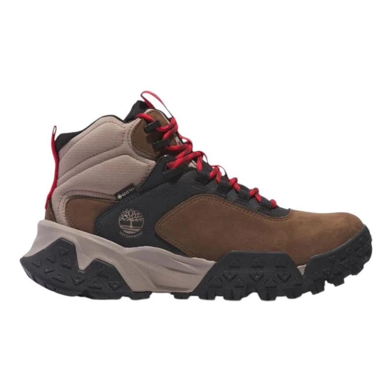 Timberland Mens Motion Scramble Mid GTX Hiking Shoes (Brown) | Sportpu