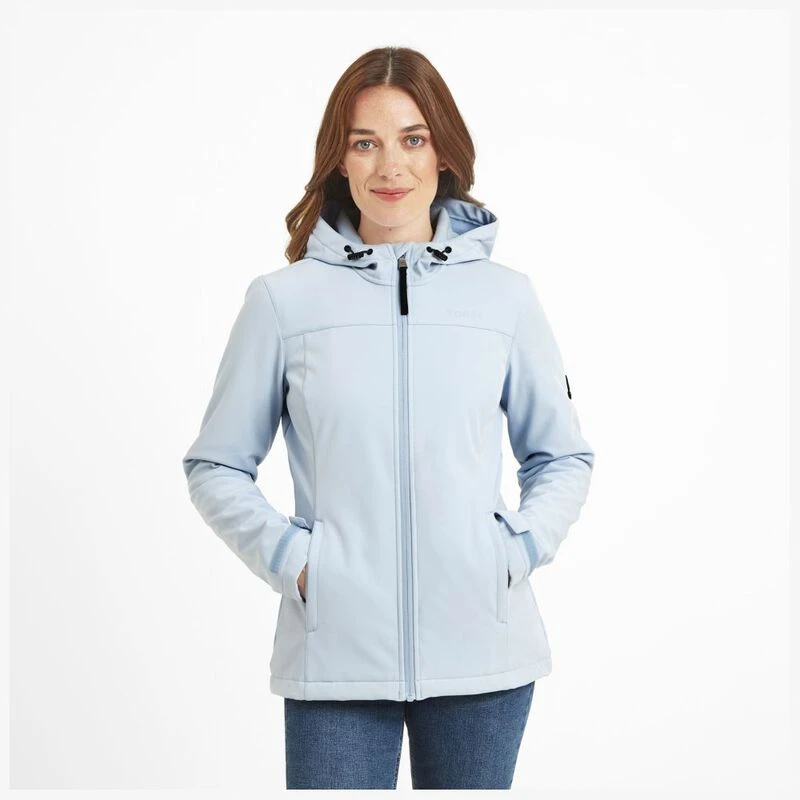 TOG 24 Womens Keld Hooded Jacket (Ice Blue) | Sportpursuit.com