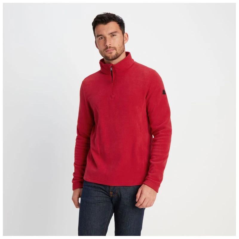 Tog 24 Mens Revive Zip Neck Fleece (Chilli Red) | Sportpursuit.com