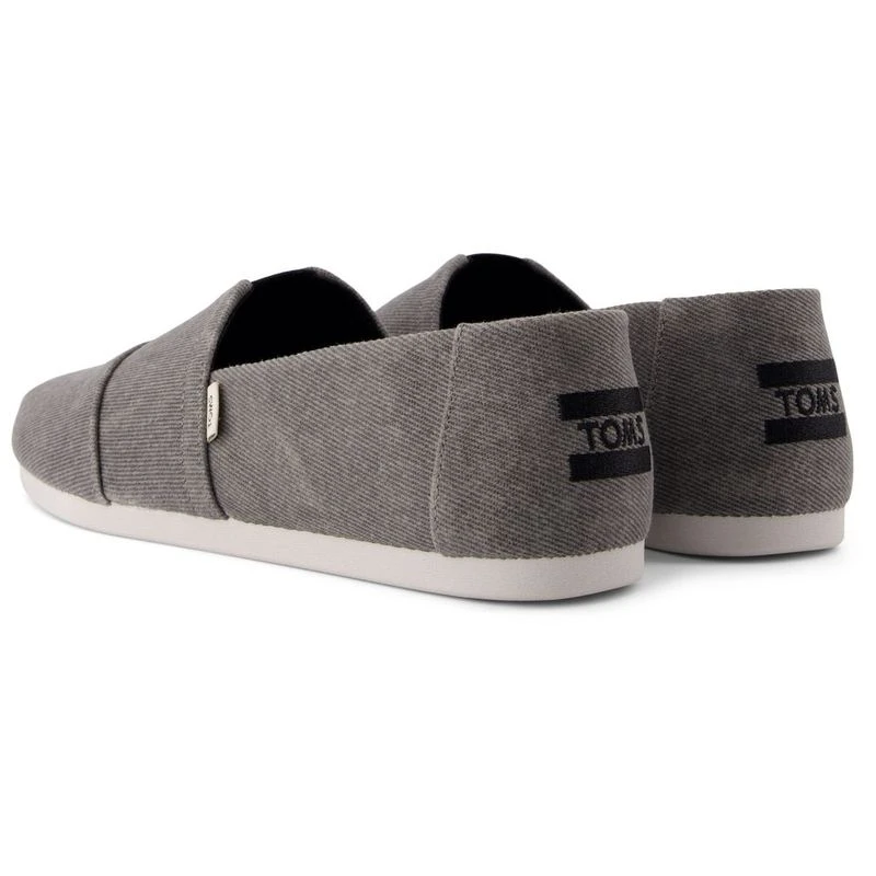 TOMS Mens Alpargata Slip-on Casual Shoes (Grey) | Sportpursuit.com