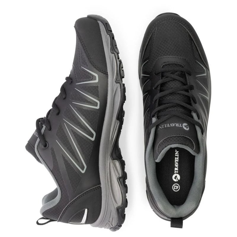 Travelin Mens Morke Hiking Boots (Black) | Sportpursuit.com