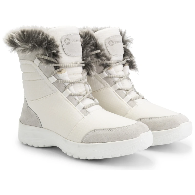 Travelin Womens Banff Boots (Off White) | Sportpursuit.com