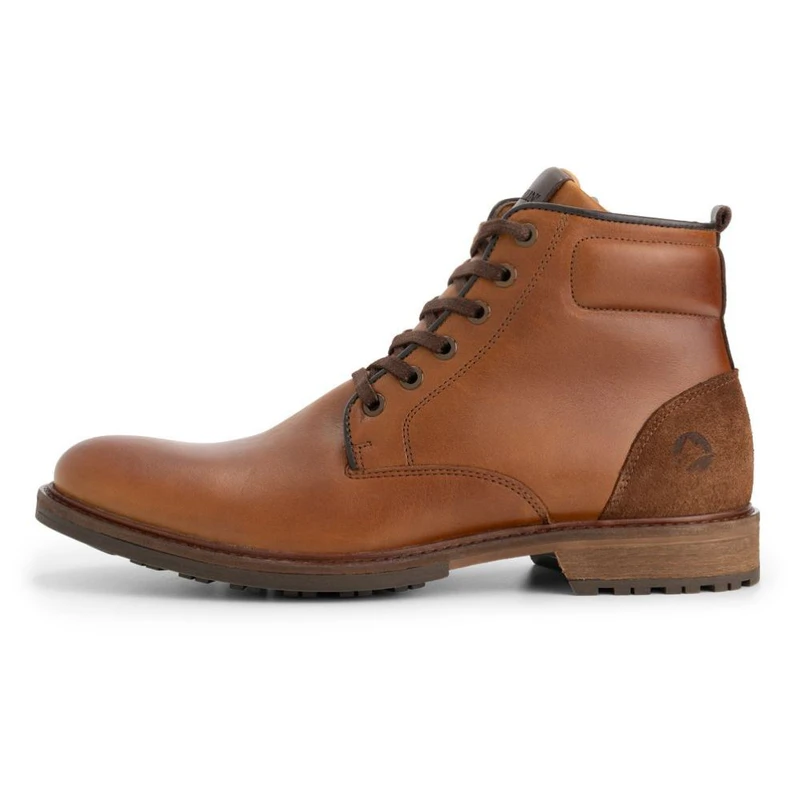 Travelin Mens Walton Casual Boots (Cognac) | Sportpursuit.com
