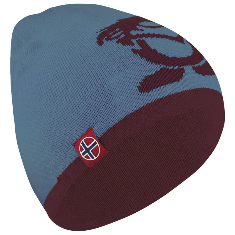 Trollkids Kids Troll Beanie (Steel Blue/Chestnut) | Sportpursuit.com
