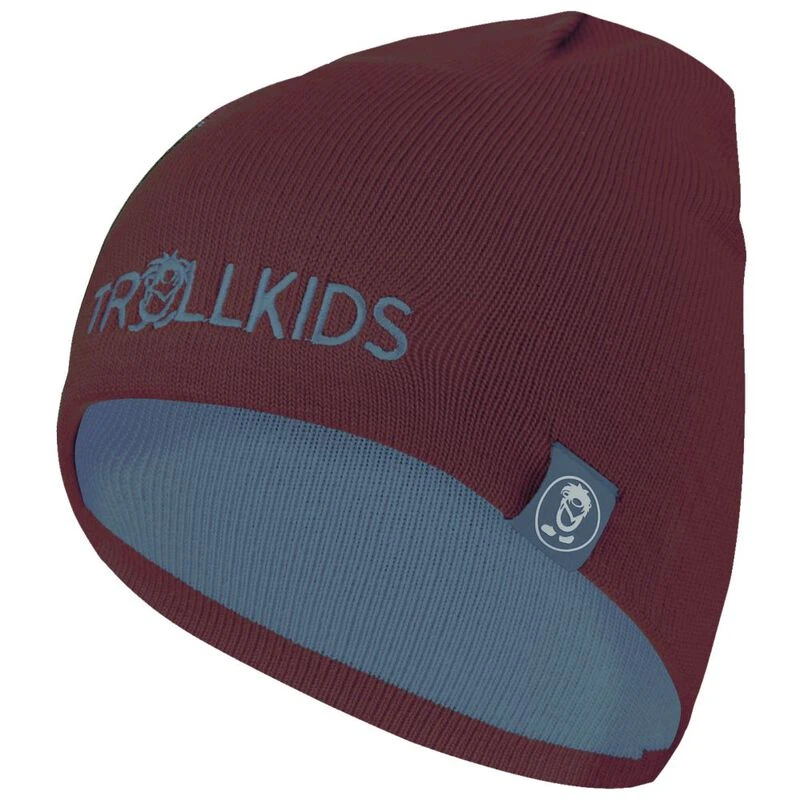 Trollkids Kids Troll Beanie (Steel Blue/Chestnut) | Sportpursuit.com