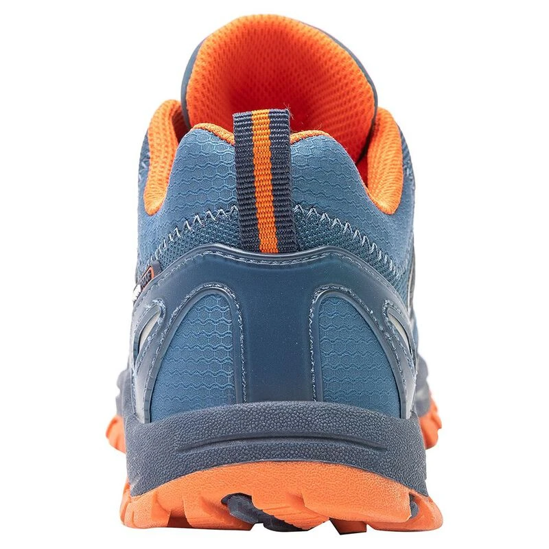 Trollkids Kids Rondane Waterproof Low Hiking Shoes (Mystic Blue/Orange