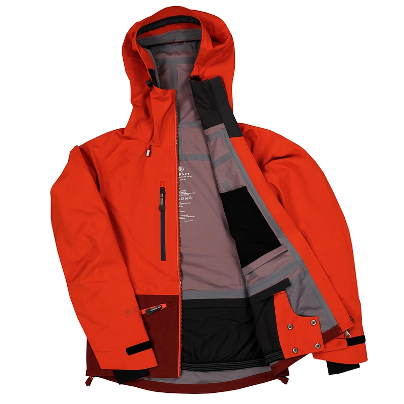 Untrakt Damen Obsidian Jacke (Orange) | Sportpursuit.com