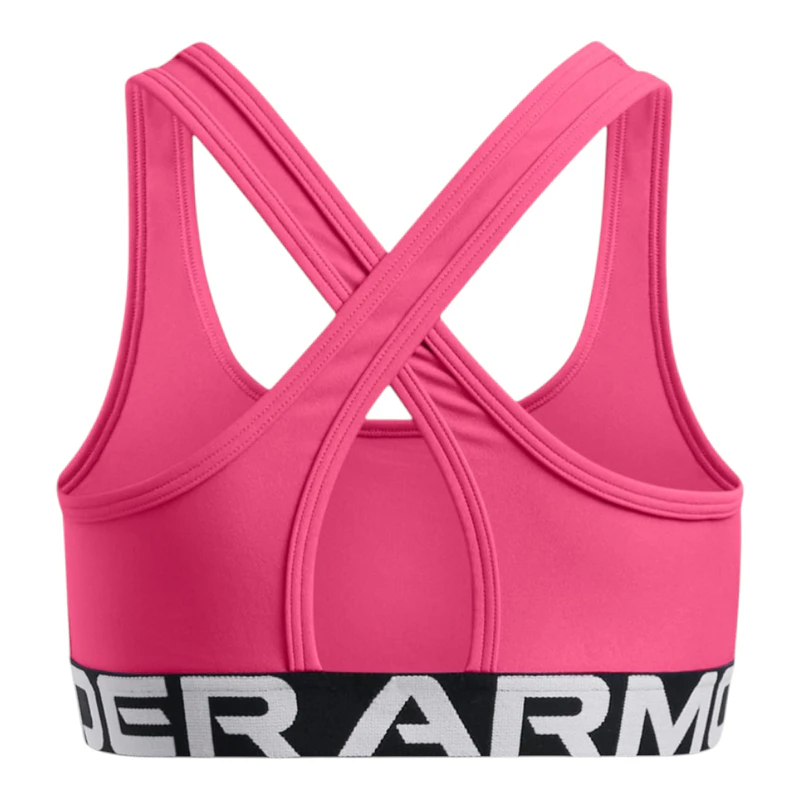 Under Armour Girls Crossback Sports Bra (Pink) | Sportpursuit.com