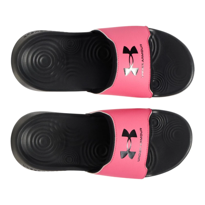 Under Armour Sandales Ignite Select Filles (Noir/Super Pink) | private