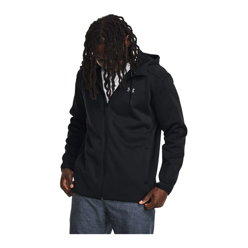 UnderArmour Mens Essential Swacket Jacket (Black) | Sportpursuit.com