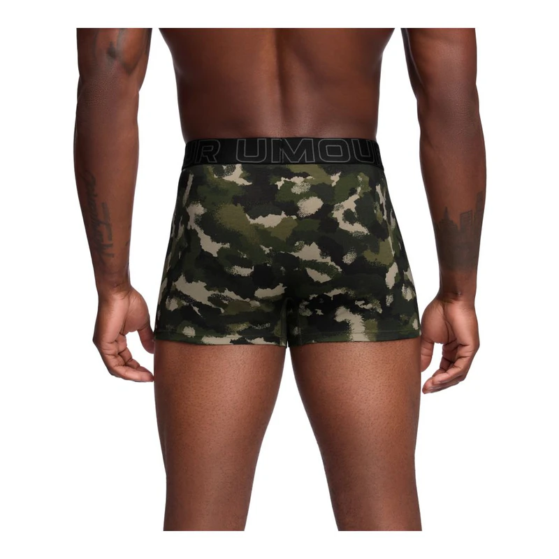 Under Armour Herren Performance Cotton Print 3IN x3 Unterwäsche (Mehrf