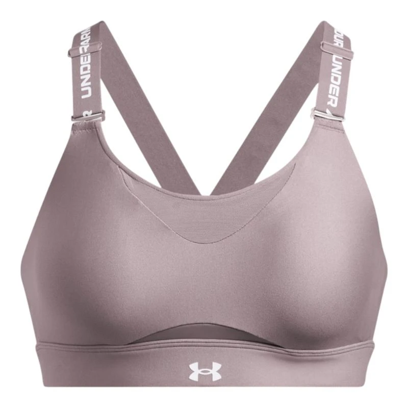 Under Armour Womens Infinity High 2.0 Sports Bra (Brown) | Sportpursui