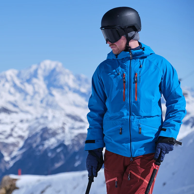 UNTRAKT Mens Obsidian 3L Shell Jacket (Bluebird) | Sportpursuit.com