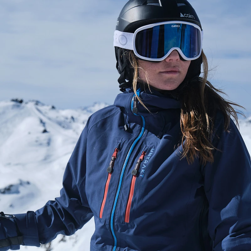 UNTRAKT Womens Obsidian 3L Shell Jacket (Ink) | Sportpursuit.com