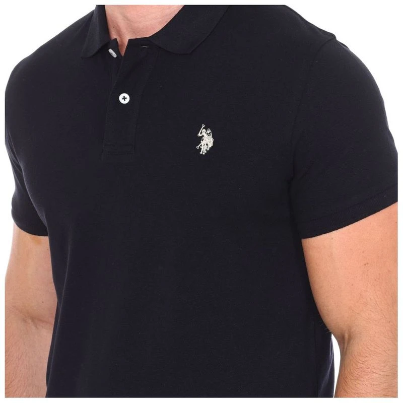 U.S. Polo Assn. Mens Classic Polo (Black) | Sportpursuit.com