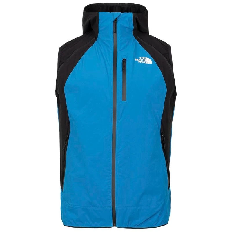 The North Face Mens Zip Off Sleeve Jacket (Adriatic Blue/TNF Black)