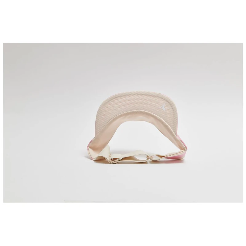 Vaga Feather Racing Visor Cap (Taupe Grey/Pastel Pink) | Sportpursuit.