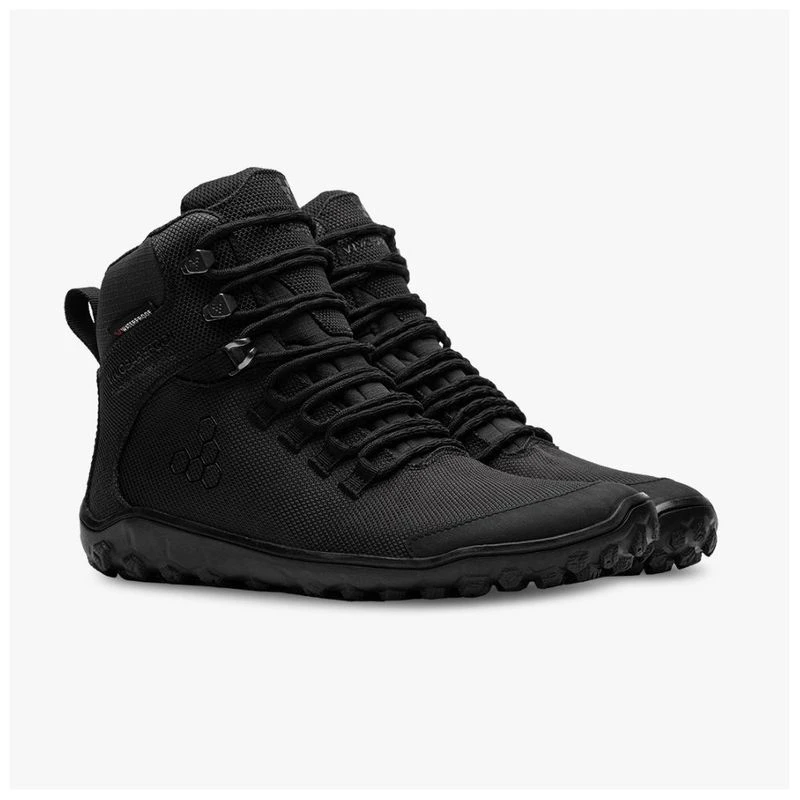 VIVOBAREFOOT Womens Tracker Textile FG2 Hiking Boots (Obsidian) | Spor