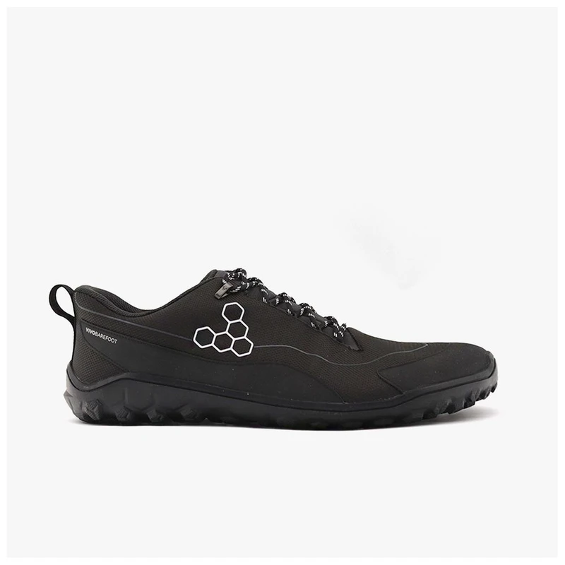 VIVOBAREFOOT Mens Tracker Textile FG2 Hiking Shoes (Black) | Sportpurs