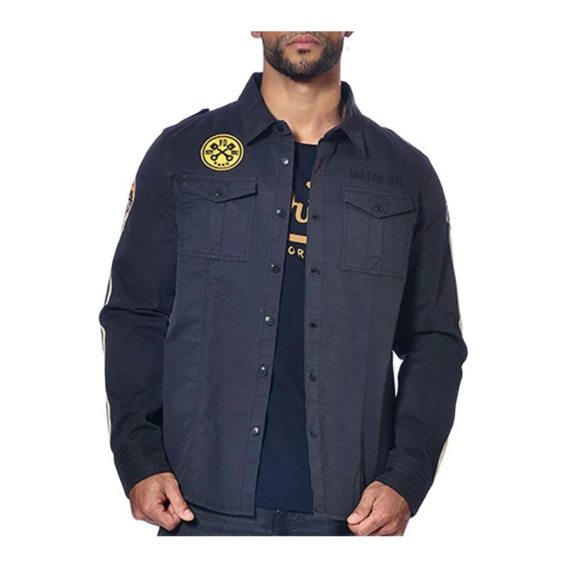 VonDutch Mens Rob Shirt (Black/Yellow) | Sportpursuit.com