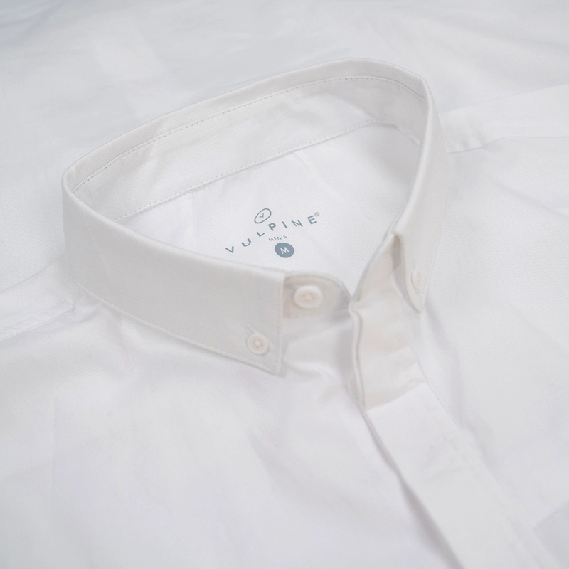 Vulpine Mens Brixton Cotton Shirt (White) | Sportpursuit.com