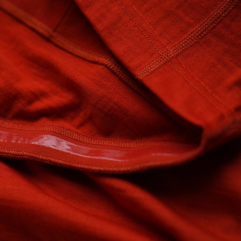 Vulpine Mens Alpine Merino Blend Long Sleeve Jersey (Burnt Orange/Biki