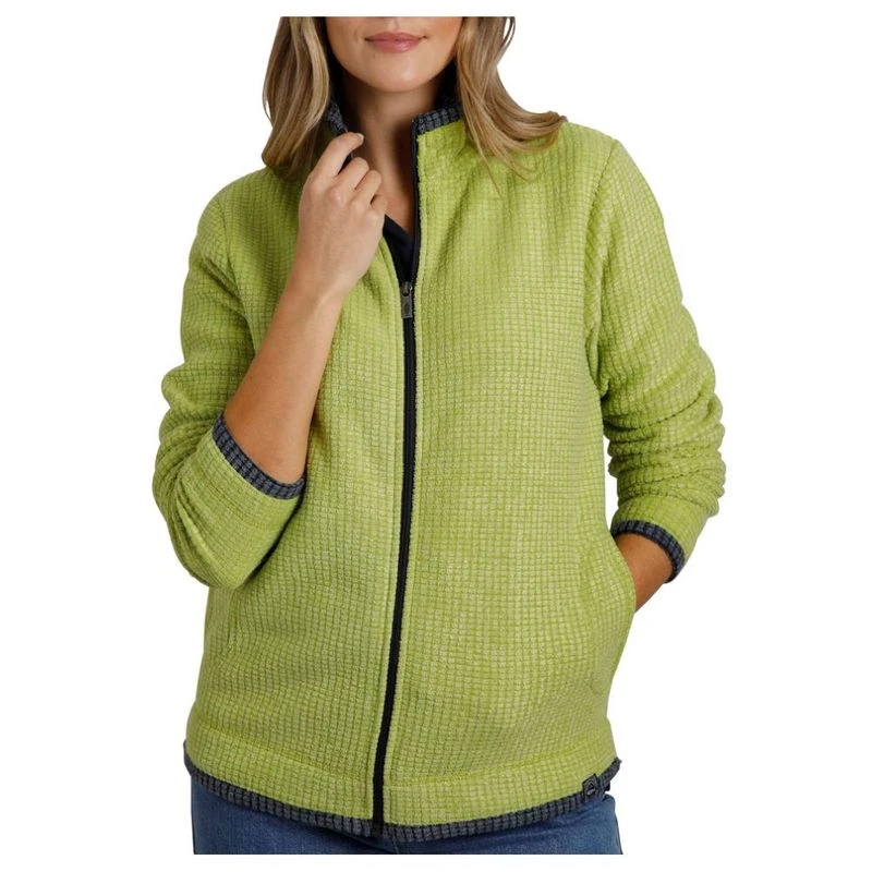 Weird Fish Womens Ariana Full Zip Jacket (Tarragon) | Sportpursuit.com