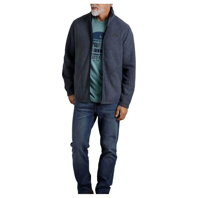 Weird Fish Mens Shires Full Zip Jacket (Navy) | Sportpursuit.com