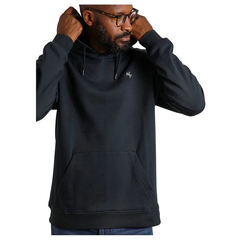 Weird Fish Sweat à capuche Hugo Branded Premium Popover Homme (Bleu Ma