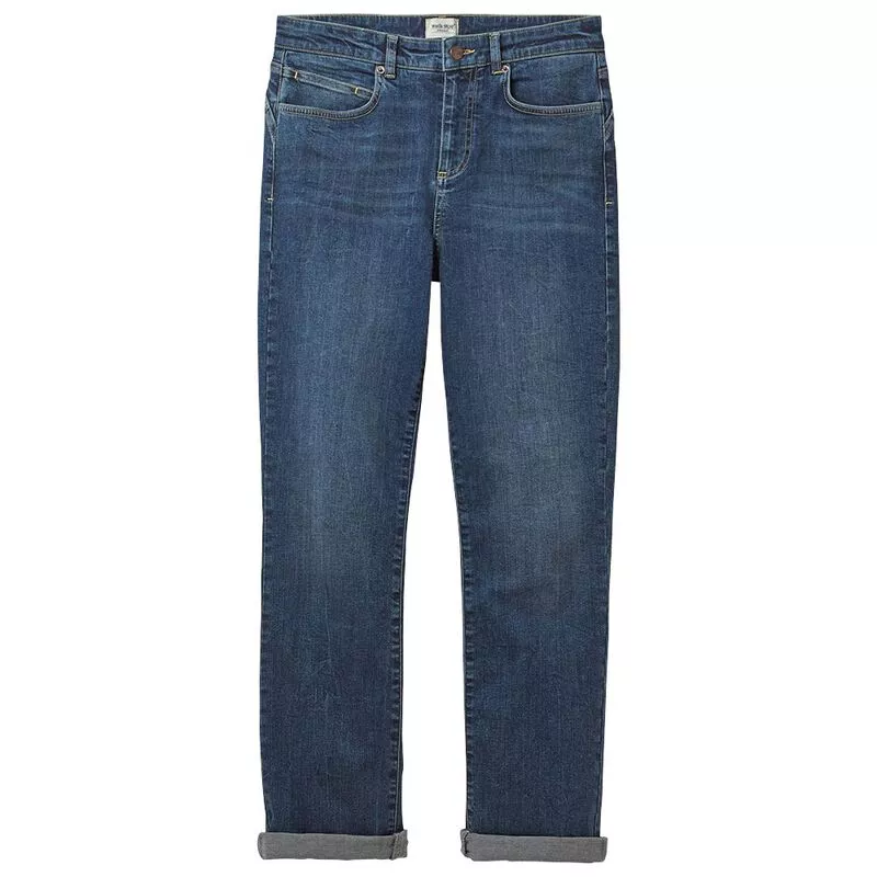 White Stuff Womens Cedar Straight Jeans (Vintage Blue) | Sportpursuit.