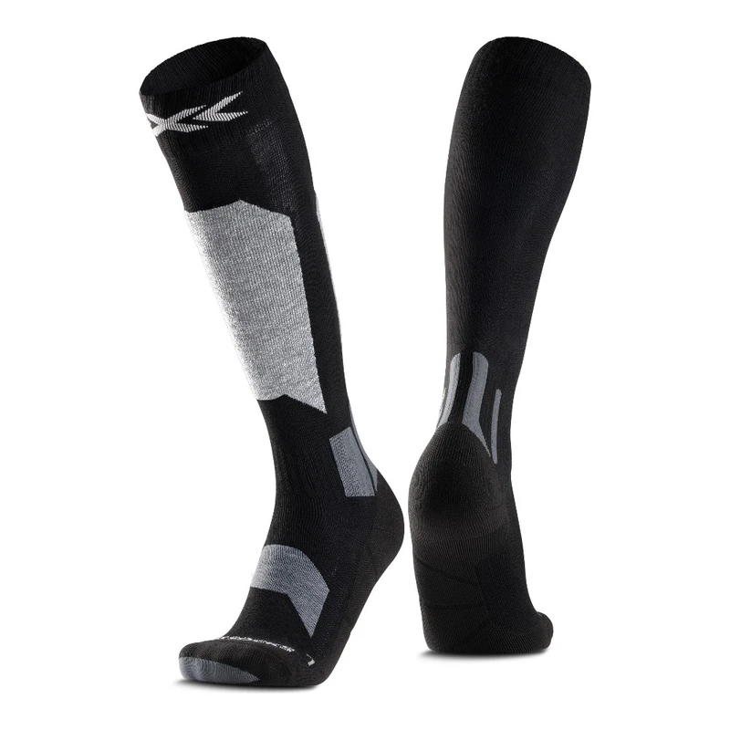 Xsocks Mens Ski Core OTC Socks (Black) | Sportpursuit.com