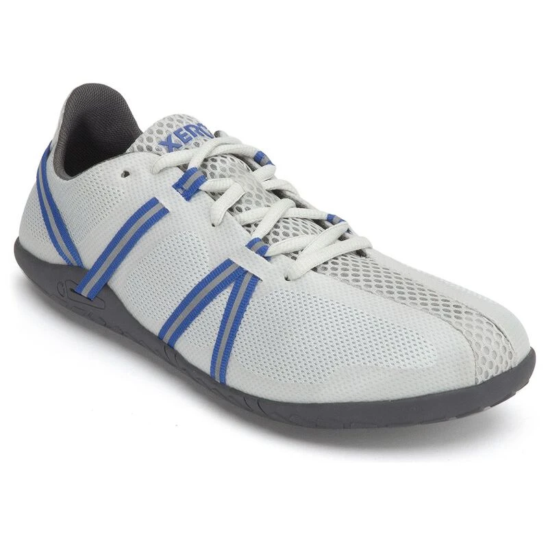 Xero Shoes Mens Speed Force Running Shoes (Dawn Grey/Classic Blue) | S