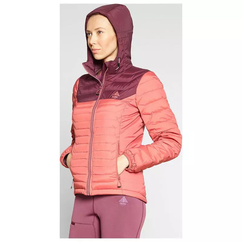 Berg Womens Kalani Down Jacket (Eggplant) | Sportpursuit.com
