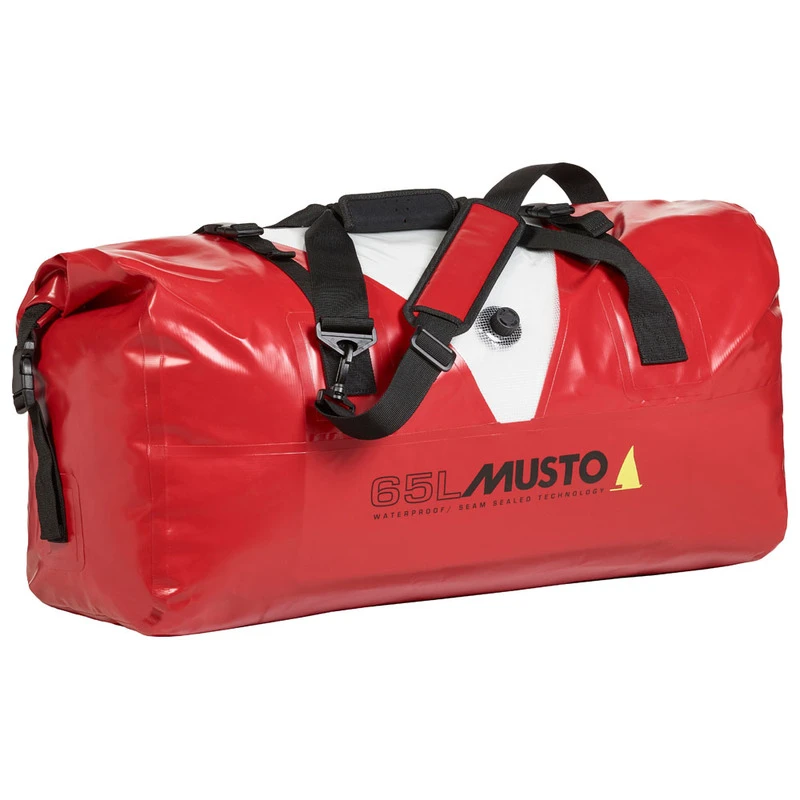 Musto Waterproof Dry 65L Carryall Bag (Red) | Sportpursuit.com