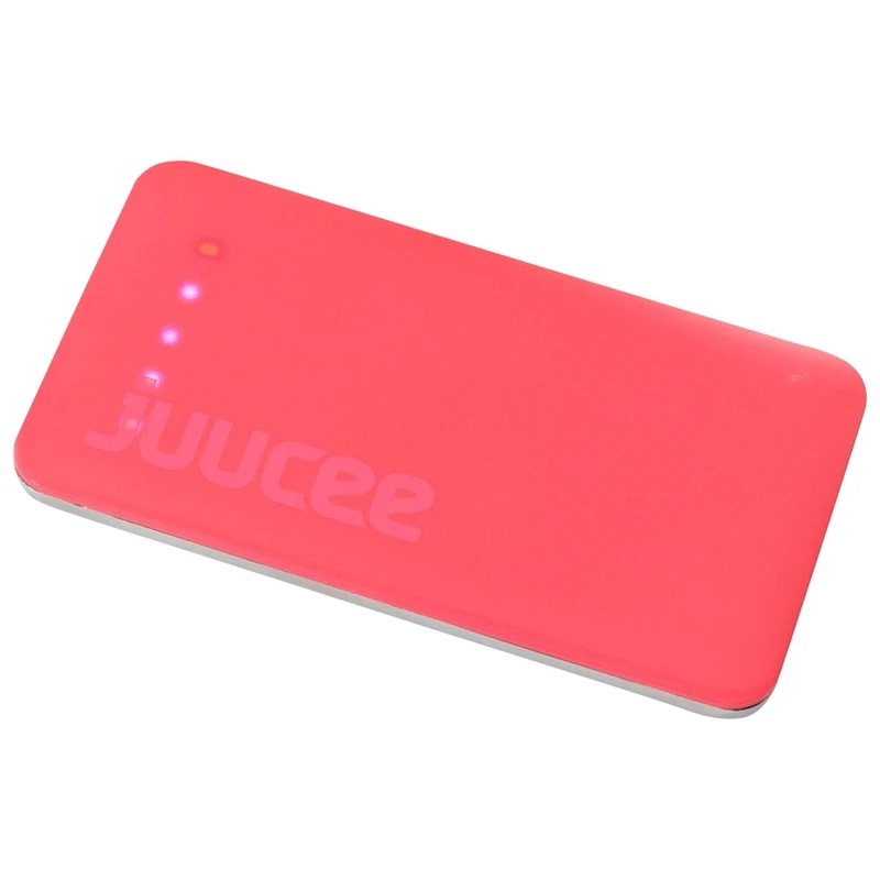 Bitmore Juucee 5000mAh Portable Battery (Pink) | Sportpursuit.com