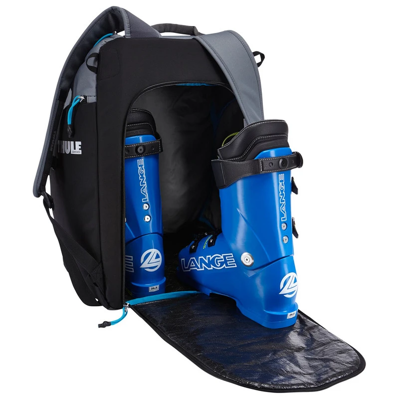 Thule Round Trip Boot Backpack (Black/Cobalt) | Sportpursuit.com