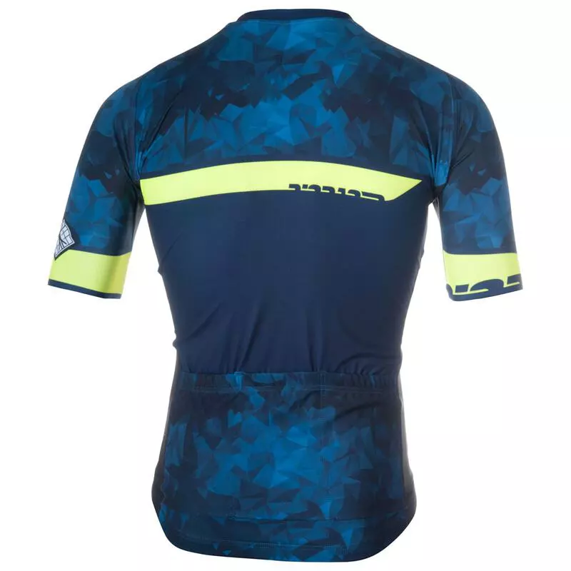 Bioracer Mens Spitfire Camo Long Sleeve Jersey (Blue Fluo) | Sportpurs