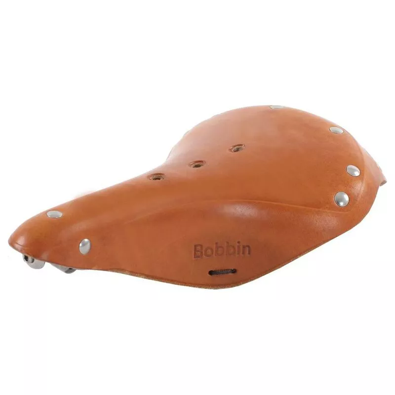 Bobbin Mens Leather Saddle (Honey) | Sportpursuit.com