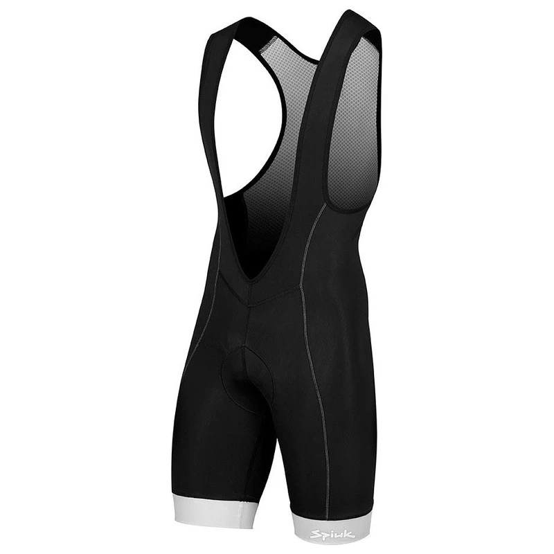 Spiuk Mens Anatomic Bib Shorts (Black/White) | Sportpursuit.com