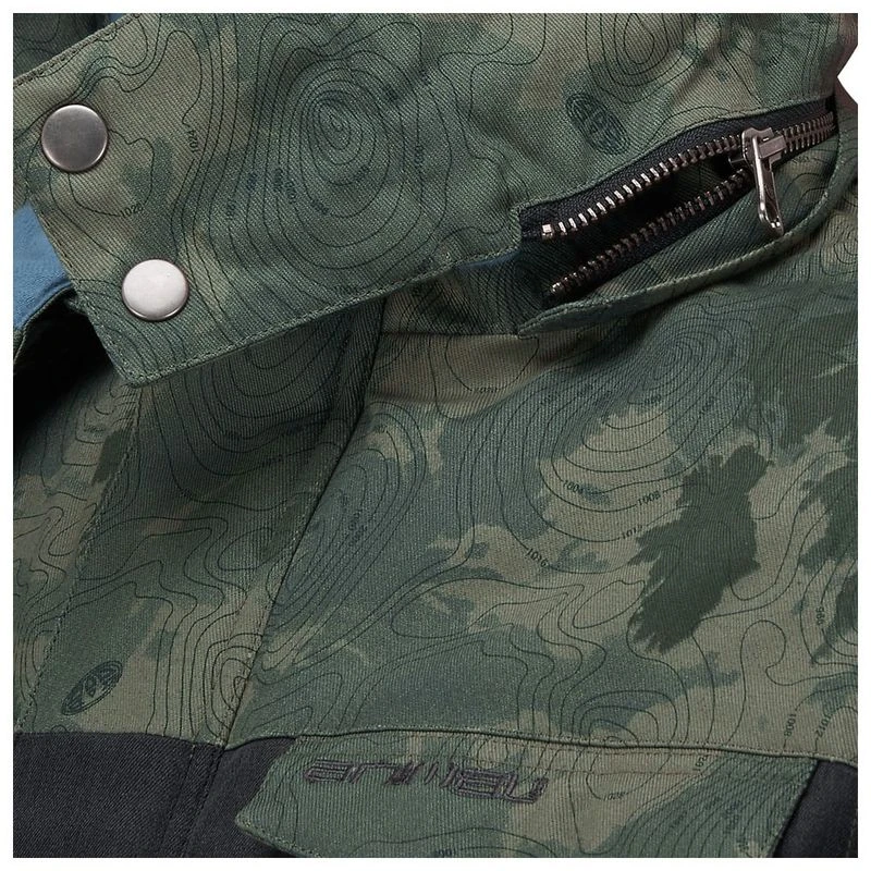 Animal Mens Hide Jacket (Camo Green) | Sportpursuit.com
