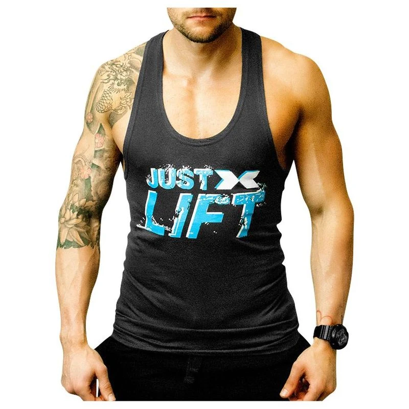 Core-X Mens Lifted Stringer Vest (Charcoal) | Sportpursuit.com