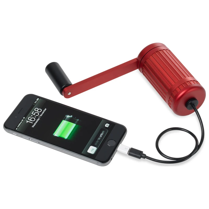 Power Traveller Crank Monkey Battery Charger (Red) | Sportpursuit.com