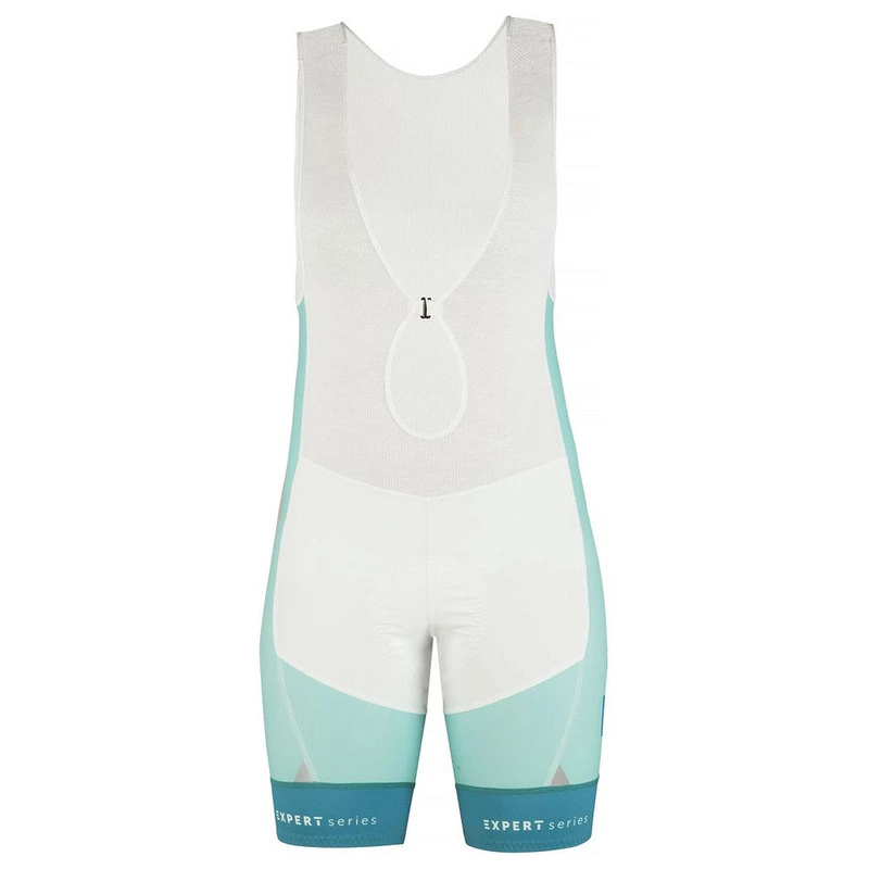 Attiq Womens Expert Compression Bib Shorts (White/Green) | Sportpursui